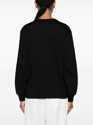 Alexander Wang Raised-logo Long-sleeve T-shirt