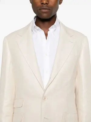 Brunello Cucinelli Single-breasted Linen-blend Suit - Neutrals