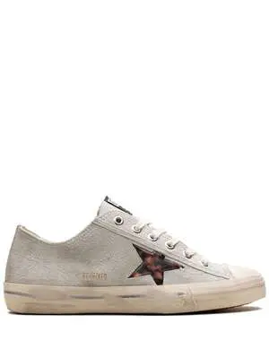 Golden Goose Logo Grey Sneakers For Men