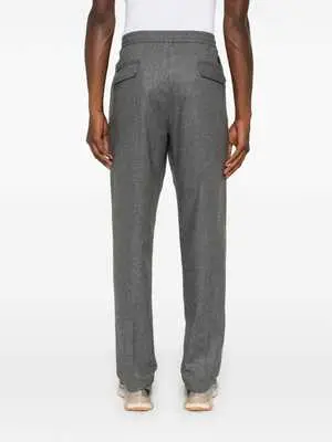Moncler Drawstring-waist Loose-fit Trousers - Grey