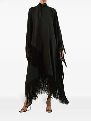 TALLER MARMO Mrs Ross Asymmetric Kaftan Dress - Black