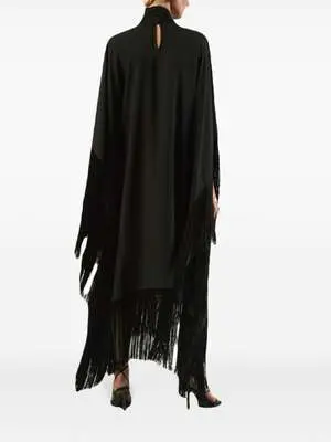 TALLER MARMO Mrs Ross Asymmetric Kaftan Dress - Black