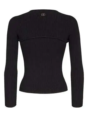 Dsquared2 Cut-out Ribbed-knit Top