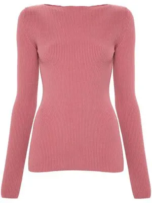 Rick Owens Cut-out Detail Jumper - Pink