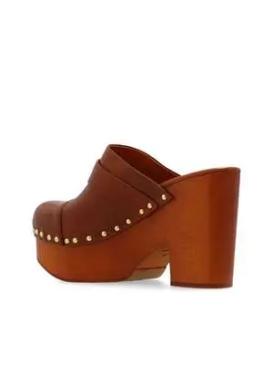 Chloé 120mm Jeanette Mules - Brown
