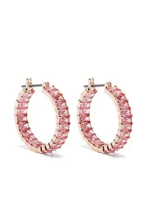 SWAROVSKI Matrix Hoop Earrings