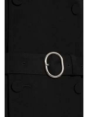 JIL SANDER Wool Trench Coat