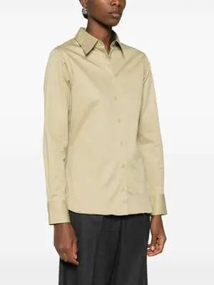 Closed Poplin Cotton Shirt - Green