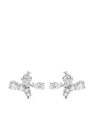 SWAROVSKI Matrix Clip-on Earrings - Silver