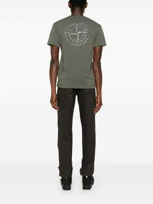 Stone Island Compass-motif Cotton T-shirt