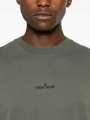 Stone Island Compass-motif Cotton T-shirt