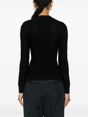 Balmain Embossed-button Jumper