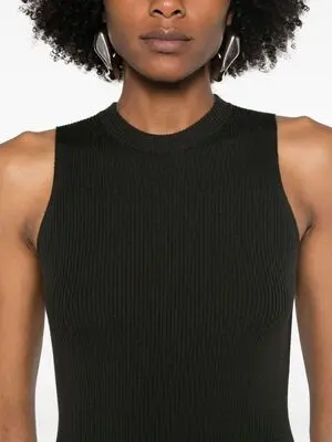 Rick Owens Porterville Ribbed Tank Top - Green