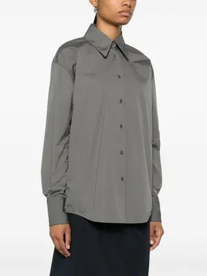 Fabiana Filippi Beaded-trim Poplin Shirt