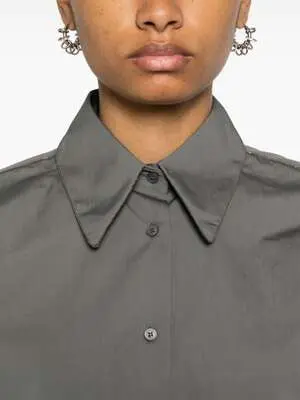 Fabiana Filippi Beaded-trim Poplin Shirt