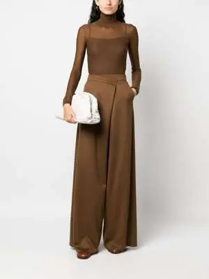 Max Mara Semi-sheer High-neck Jumper