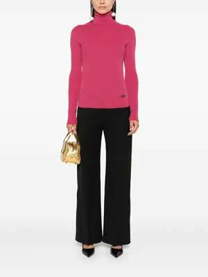 Balmain Logo-plaque Jumper - Pink