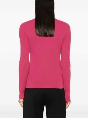 Balmain Logo-plaque Jumper - Pink