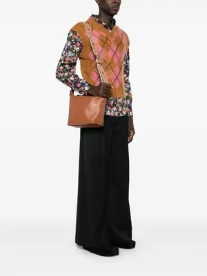 Loewe Small Cubi Leather Shoulder Bag