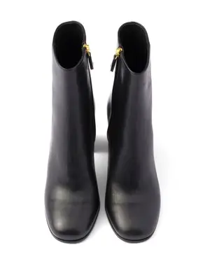 Prada Leather 85mm Boots - Black