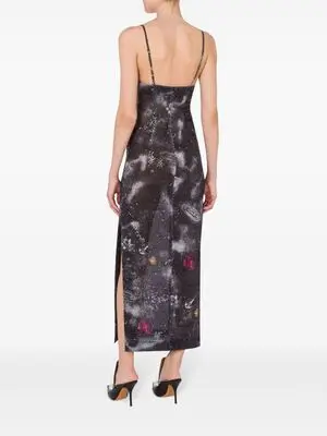 Moschino Astral Pattern Maxi Dress