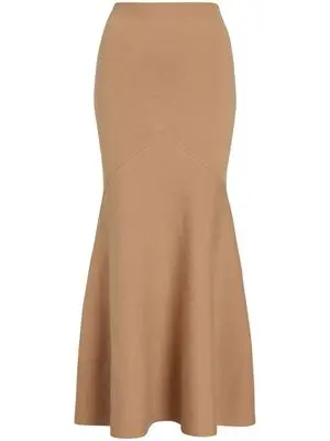 Patou Peplum Maxi Skirt