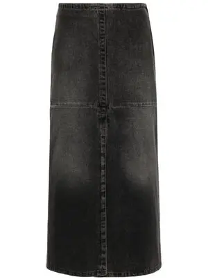 Grey Denim Skirts