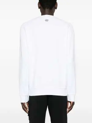 Stone Island Logo-print Cotton Sweatshirt
