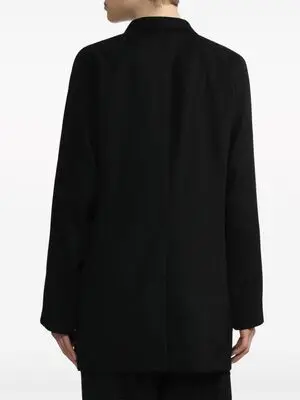 Yohji Yamamoto Single-breasted Wool Coat