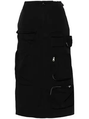 MAISON MARGIELA Single-stitch Logo Cargo Skirt
