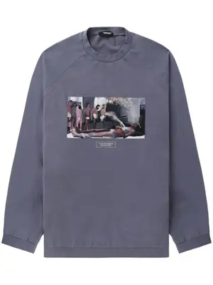UNDERCOVERISM Painterly-print Cotton Sweatshirt