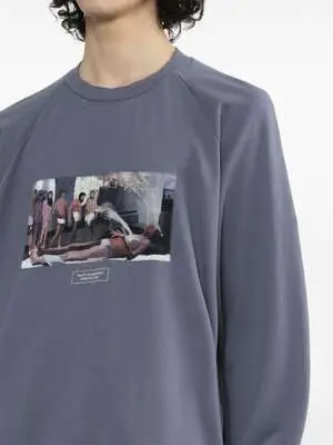 UNDERCOVERISM Painterly-print Cotton Sweatshirt