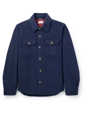 Brunello Cucinelli Cashmere-felt Overshirt