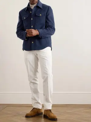 Brunello Cucinelli Cashmere-felt Overshirt