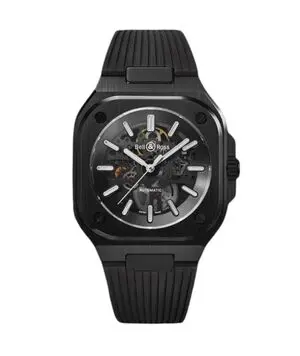 BELL & ROSS Br 05 Skeleton Ceramic Automatic Watch - Black