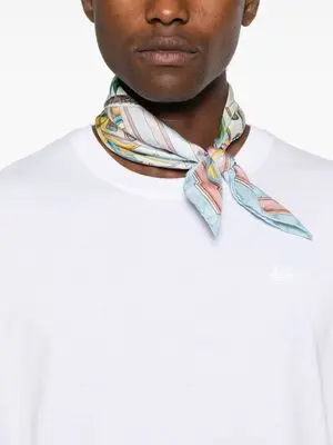Etro Pegaso-embroidered Cotton T-shirt - White