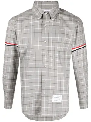 Thom Browne Tattersall-checked Cotton Shirt