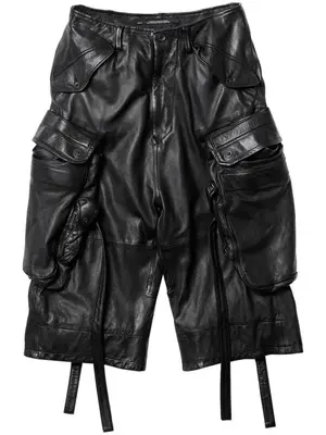 Julius Gas Mask Shorts - Black | Editorialist