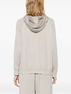 Brunello Cucinelli Monili Chain-detail Hoodie - Neutrals