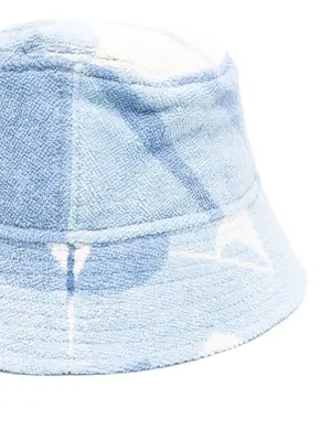 MARINE SERRE Regenerated Towels Bucket Hat