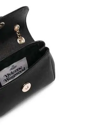 VIVIENNE WESTWOOD Small Purse Chain Shoulder Bag - Black