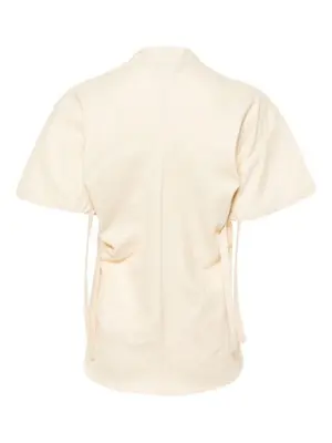 Colville V-neck Canvas Blouse