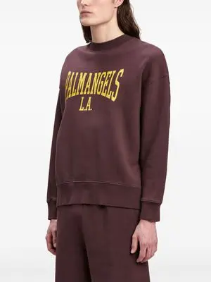 Palm Angels Logo-print Cotton Sweatshirt