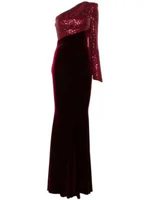 CRISTALLINI Zephyra Maxi Dress - Red