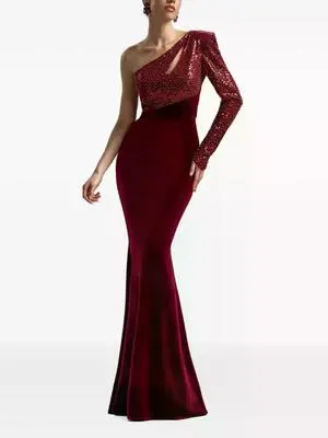 CRISTALLINI Zephyra Maxi Dress - Red