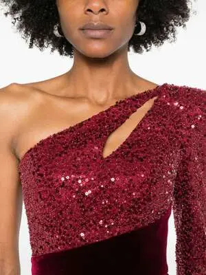 CRISTALLINI Zephyra Maxi Dress - Red