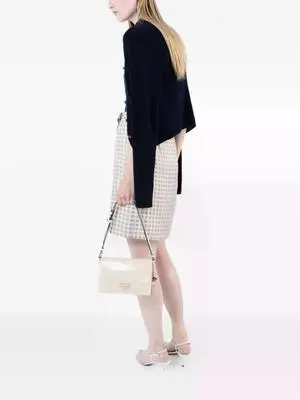 Prada Leather Shoulder Bag - Neutrals
