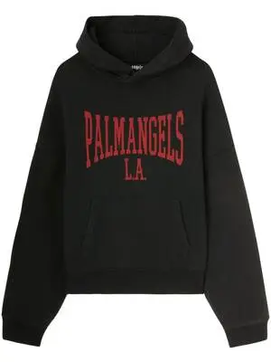 Palm Angels Logo-print Cotton Hoodie