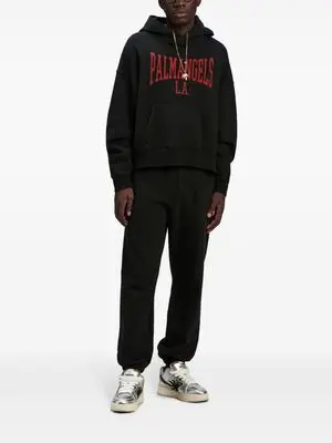 Palm Angels Logo-print Cotton Hoodie