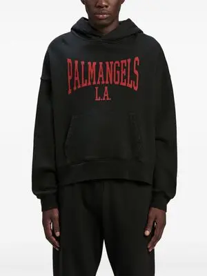 Palm Angels Logo-print Cotton Hoodie